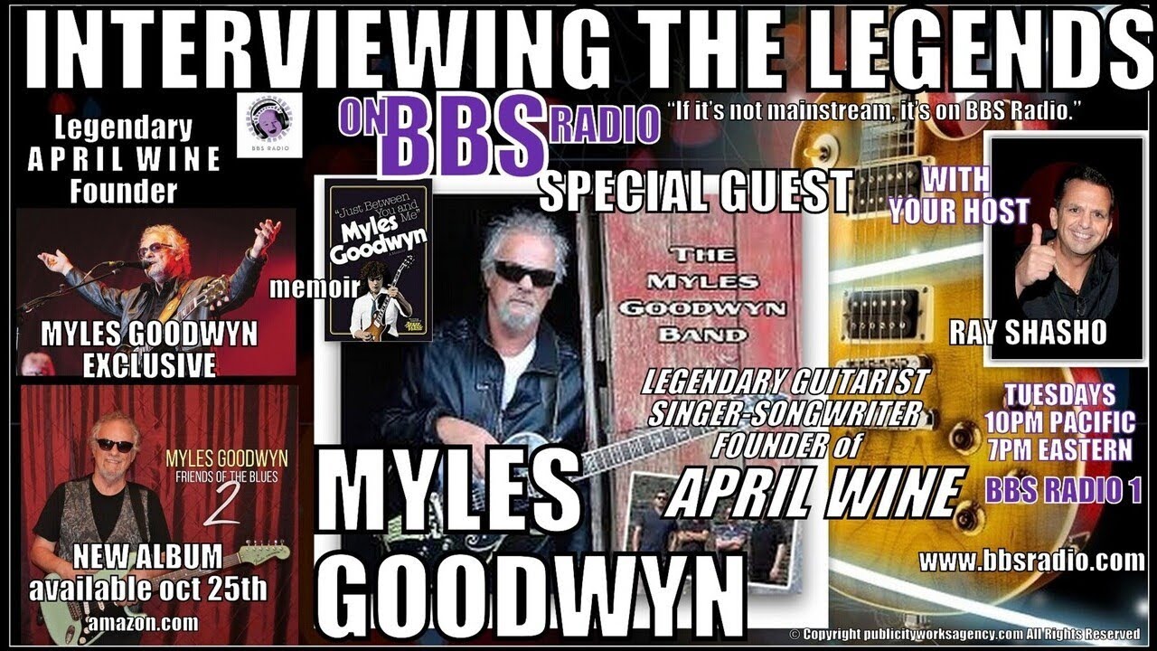 'April Wine' Legendary Founder Myles Goodwyn Exclusive Interview! - YouTube