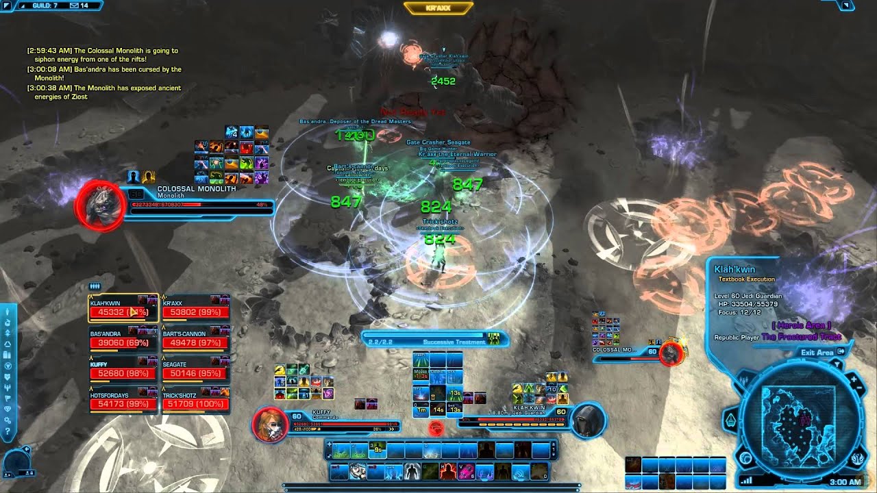 SWTOR Hardmode Colossal Monolith Operation Guide (8m) - YouTube