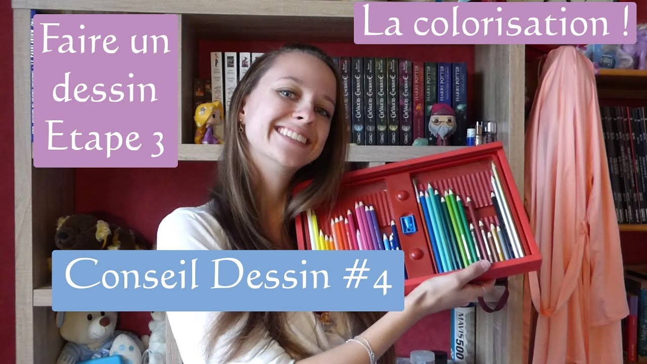 CONSEIL DESSIN #4 - Etape 3: La colorisation ! - YouTube