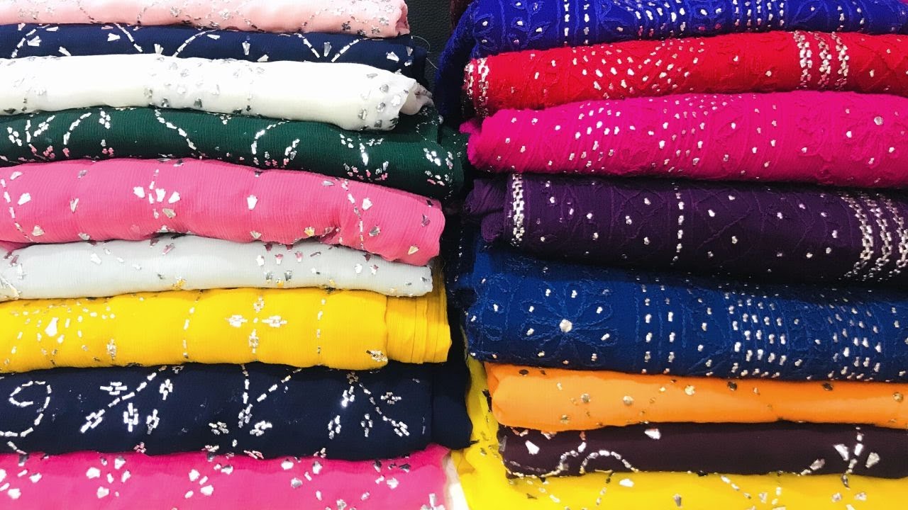 Mukesh Suits in Rawalpindi | Pure Chiffon I Mukesh Work Dresses 2023 ...