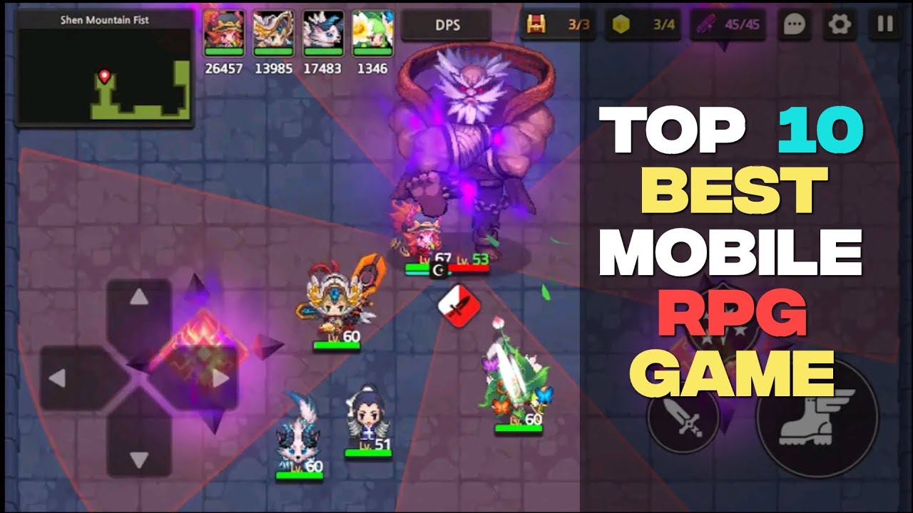 Top 10 BEST Mobile RPG Games - YouTube