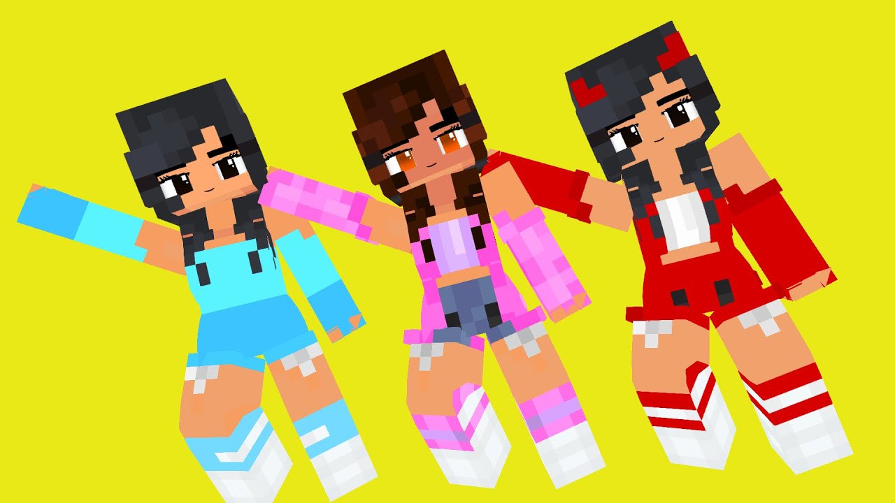 DARLING OHAYO SUPER IDOL DANCE : MINECRAFT ANIMATION | APHMAU 29 ...