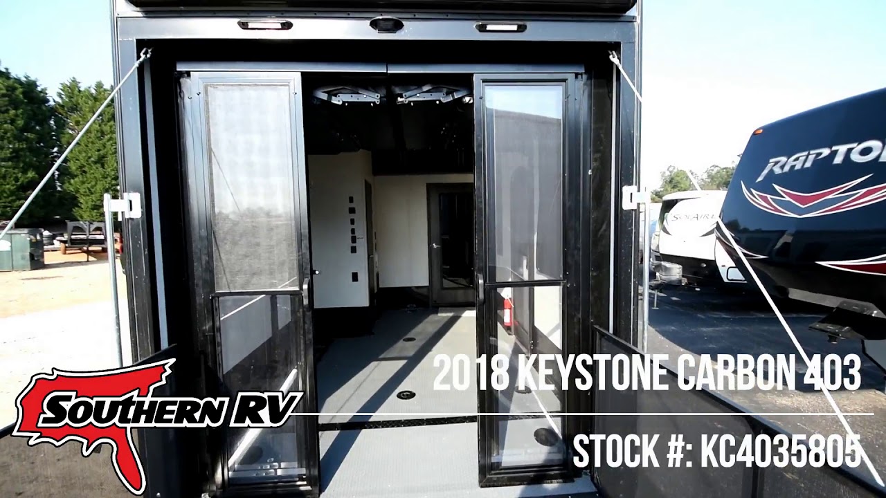 2018 Keystone Carbon 403 at Southern RV in McDonough, GA - YouTube