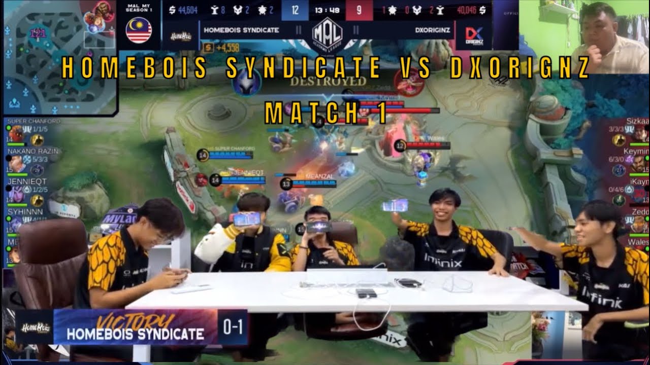 NOBAR MAL HOMEBOIS SYNDICATE VS DXORIGINZ. GAME PERTAMA HOMEBOIS MENANG ...