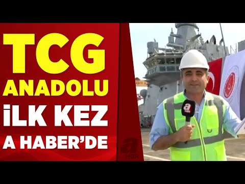 En büyük askeri gemi TCG Anadolu, donanmaya katılmaya hazırlanıyor | A Haber
