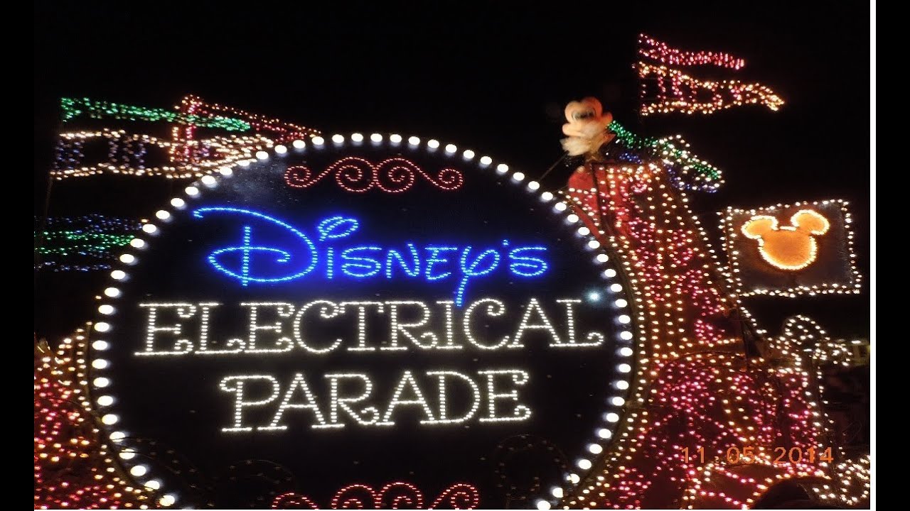 Disney's Main Street Electrical Light Parade - YouTube