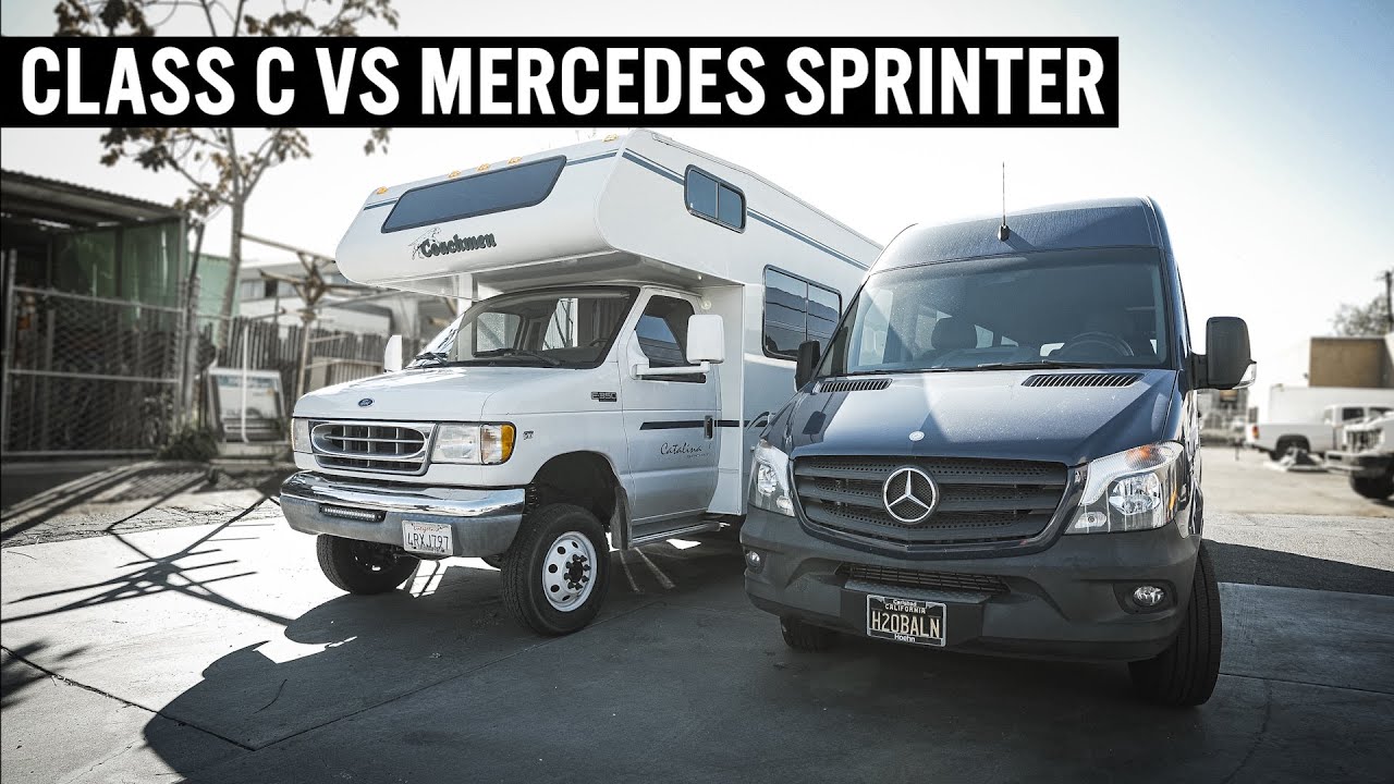 Mercedes Sprinter Van Vs Ford Econoline Class C - YouTube