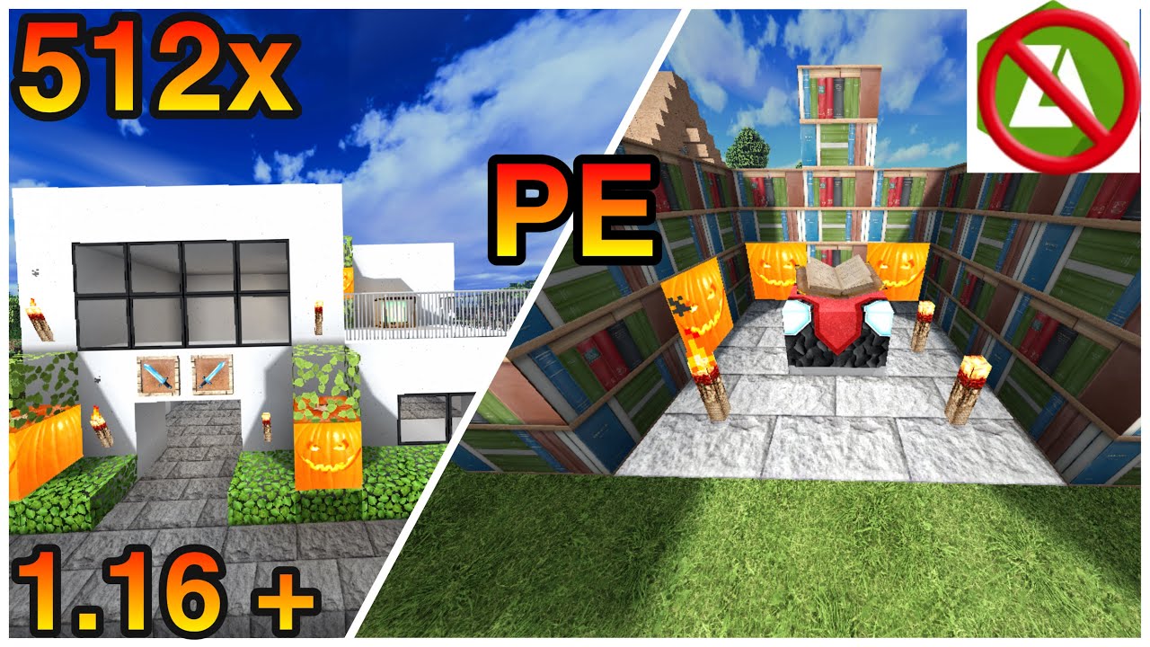 THE BEST TEXTURE PACK 512x FOR MINECRAFT PE || TOP 1 TEXTURE PACK 512x ...