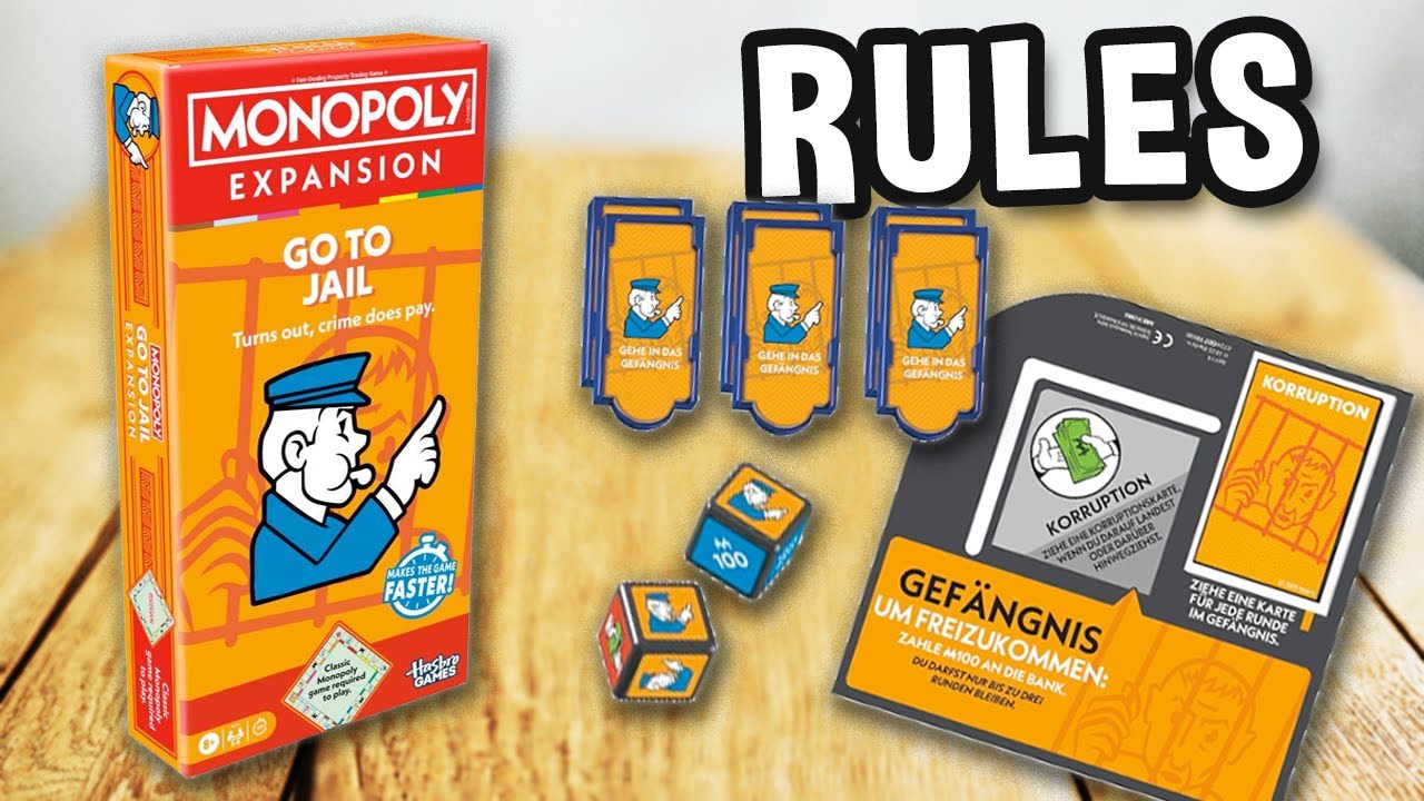 How to play MONOPOLY - GO TO JAIL (official rules, instructions and ...
