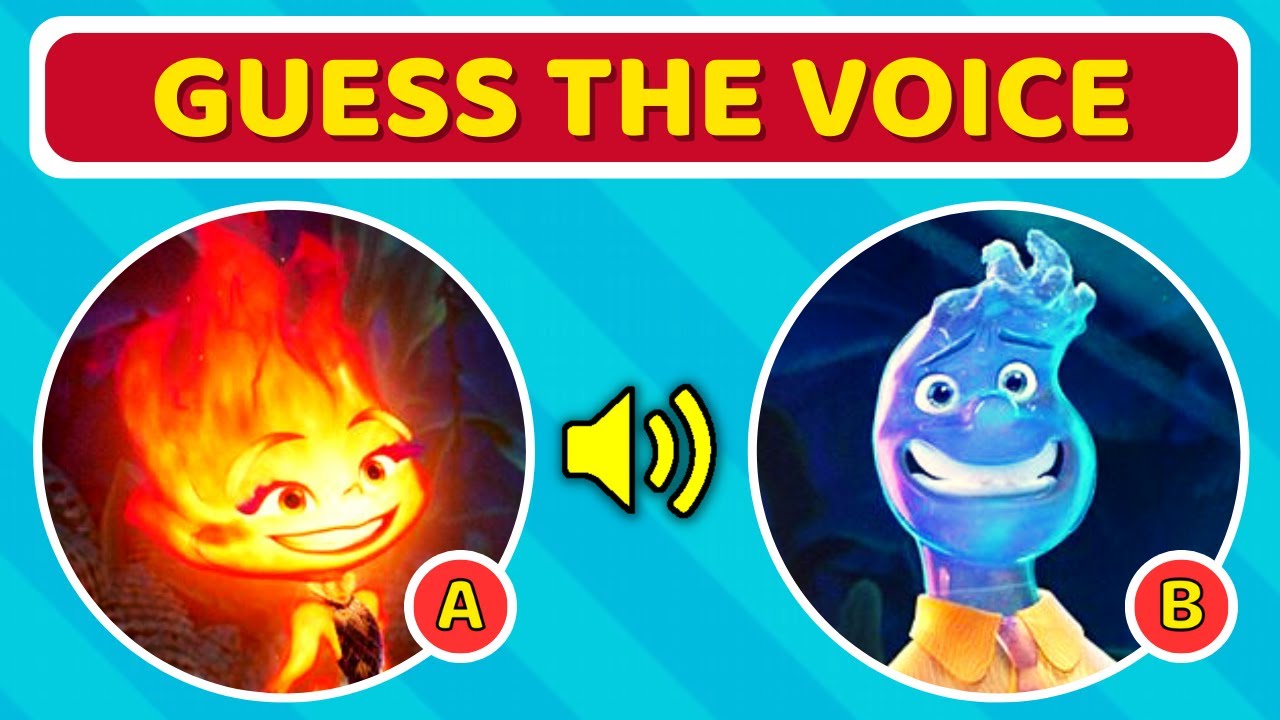 Try to guess the characters of ELEMENTALS by VOICE l ELEMENTAL Quiz ...