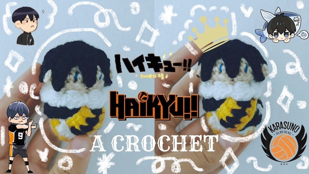 Crochet Haikyu Kageyama🧡 🏐 | Crochet para principiantes | Crochet ...
