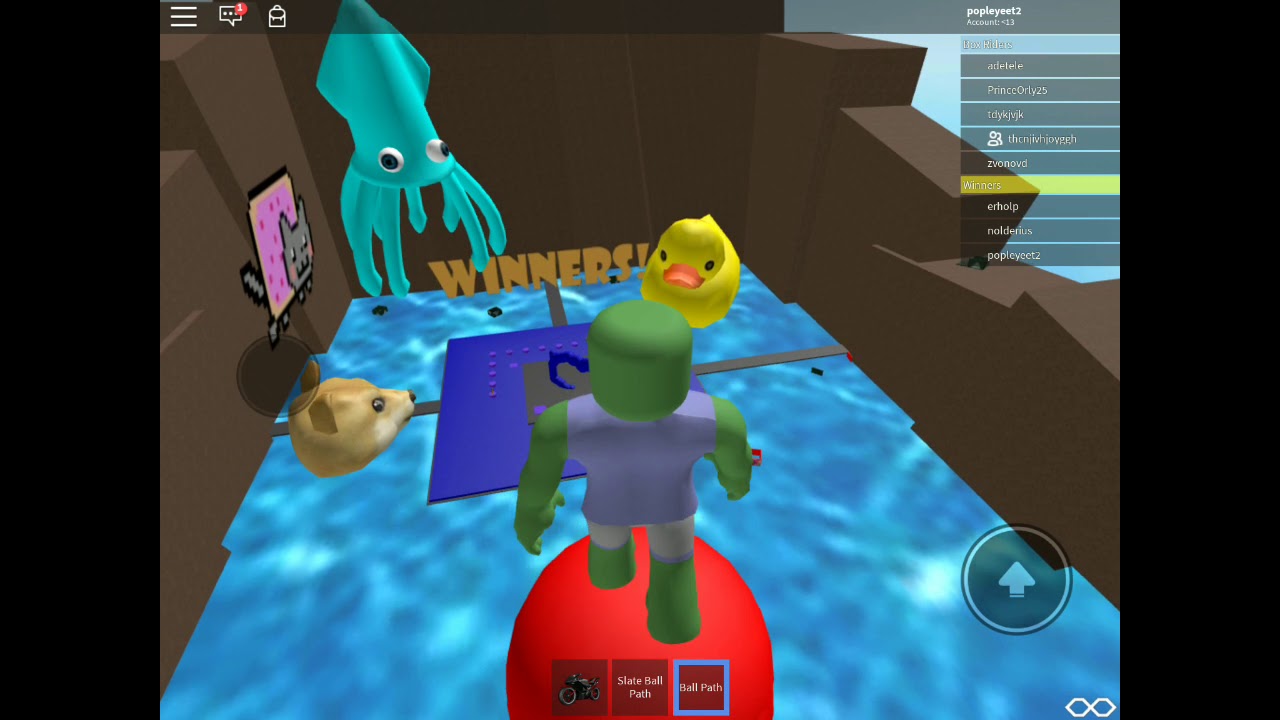 Roblox box sliding - YouTube