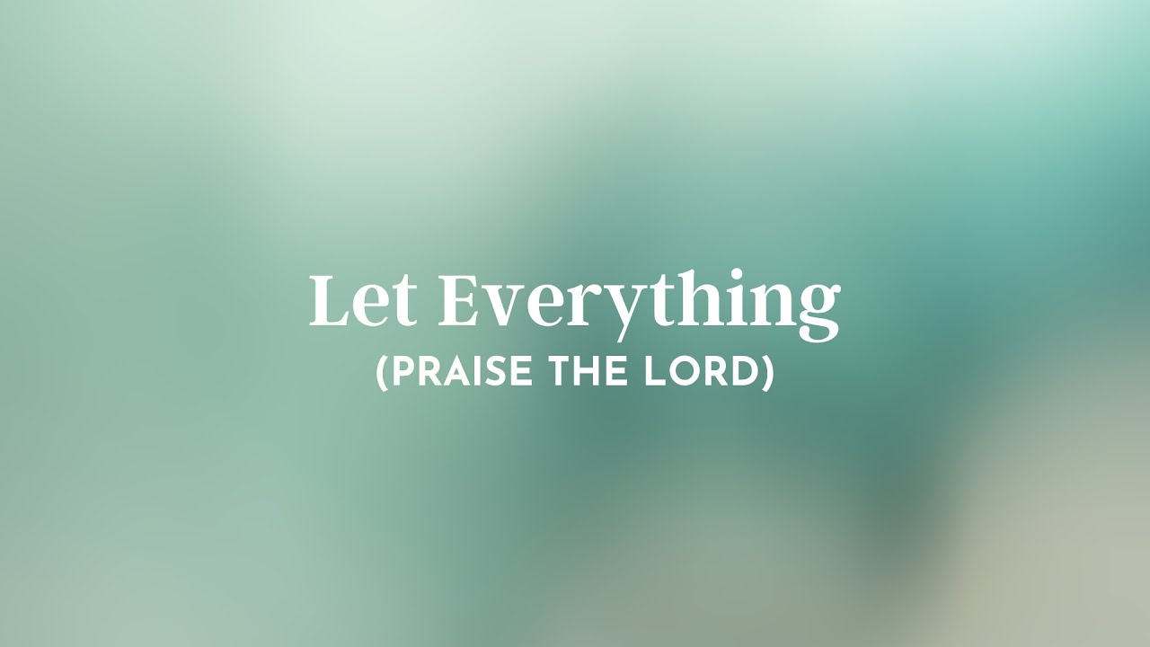 LET EVERYTHING (Praise the Lord) by Pat Barrett - YouTube