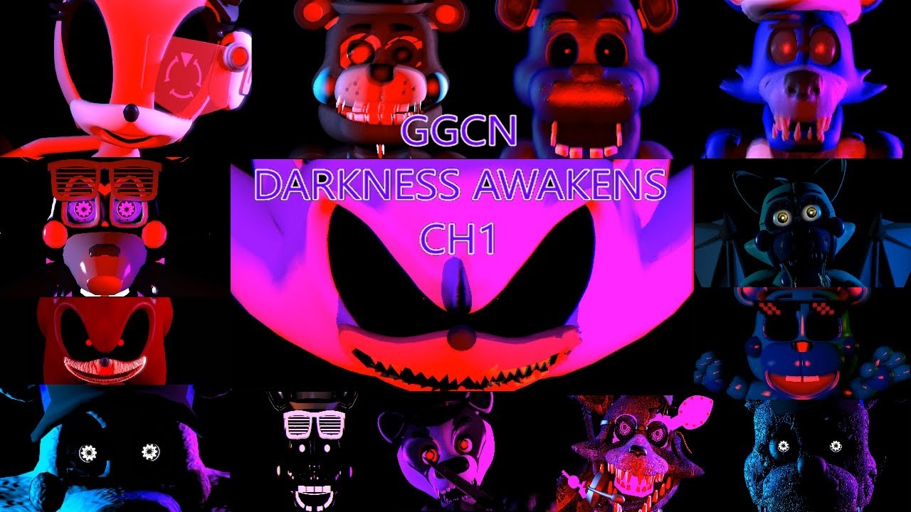 ALL JUMPSCARES In GMOD Gamers Custom Night: Darkness Awakens CHAPTER 1 ...