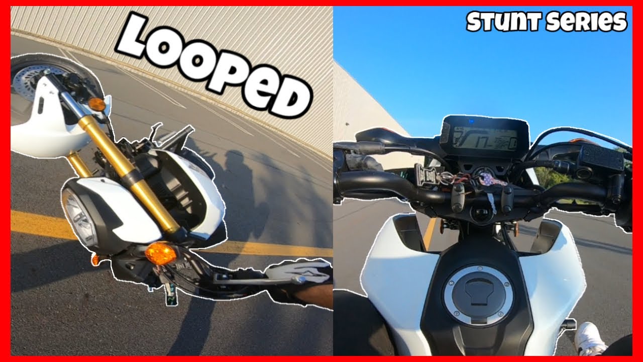 Learning to Wheelie My Honda Grom (I Crashed) | How to Wheelie a Grom ...