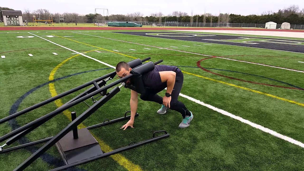 Demon Sled Coaching Cue: Three & Four Point Stance - YouTube