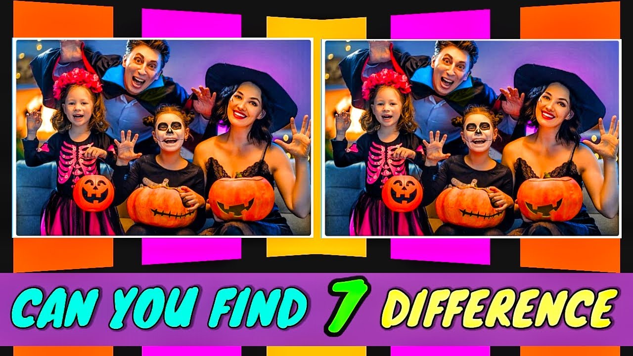 spot the difference : solve this puzzle and make your brain powerful ...