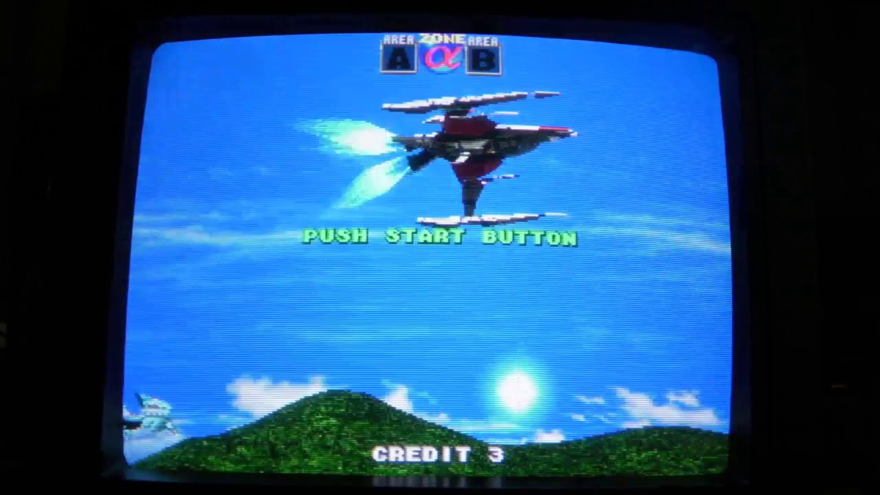 G-Darius PlayStation CRT Gaming - YouTube
