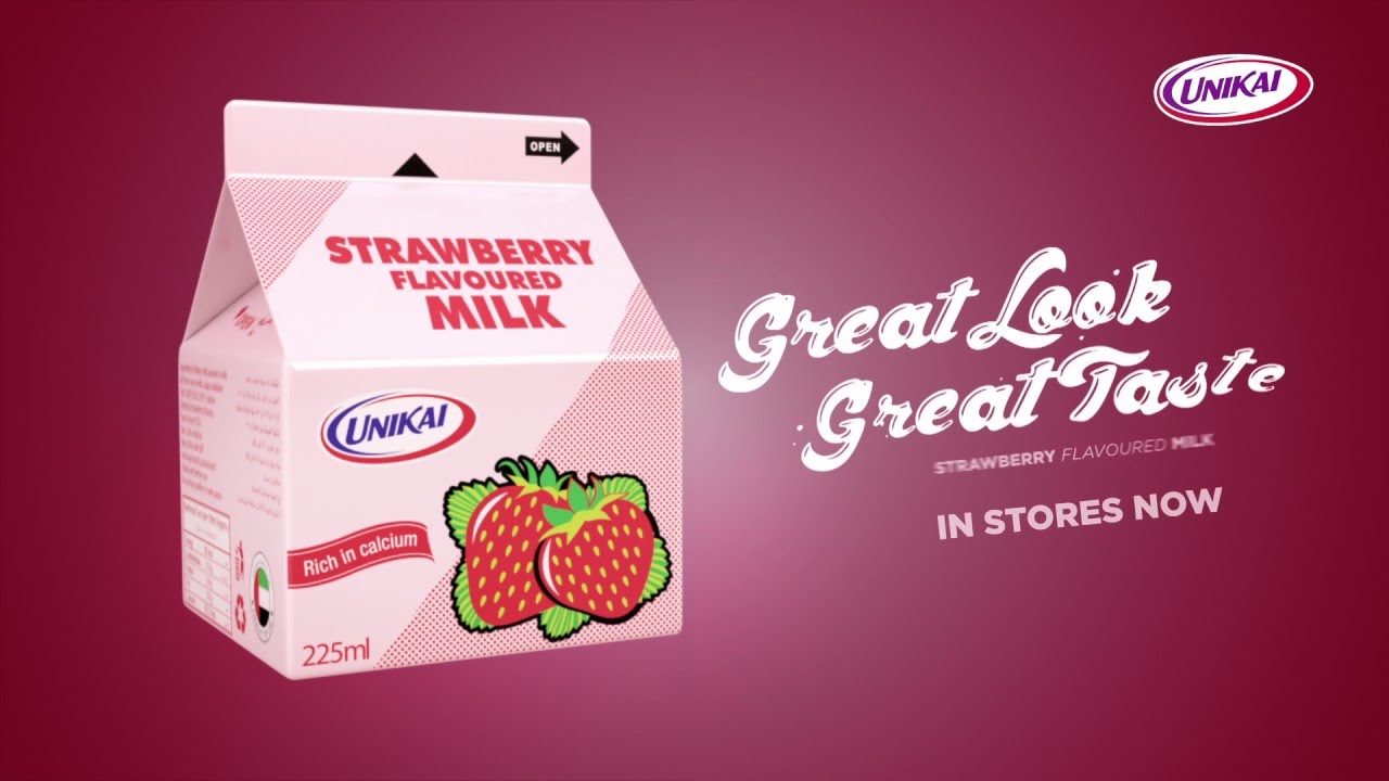 Unikai Strawberry Milk - YouTube