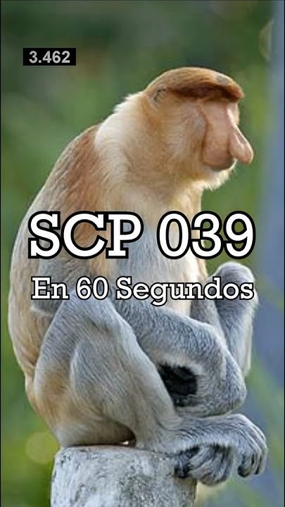 SCP 039 en 60 Segundos - "Cerebro de Mono" - YouTube