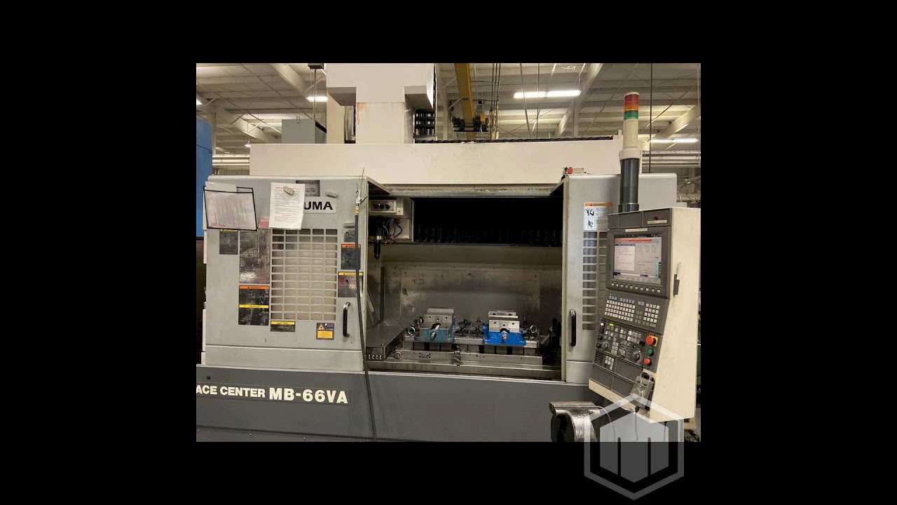 2012 OKUMA MB-66VA CNC Vertical Machining Center - YouTube