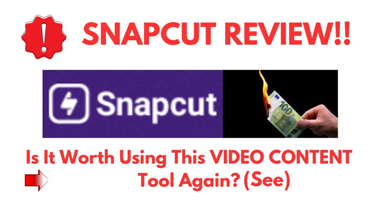 SnapCut Review- Is It Worth Using This VIDEO CONTENT Tool Again? See(Do not Use Yet) - YouTube
