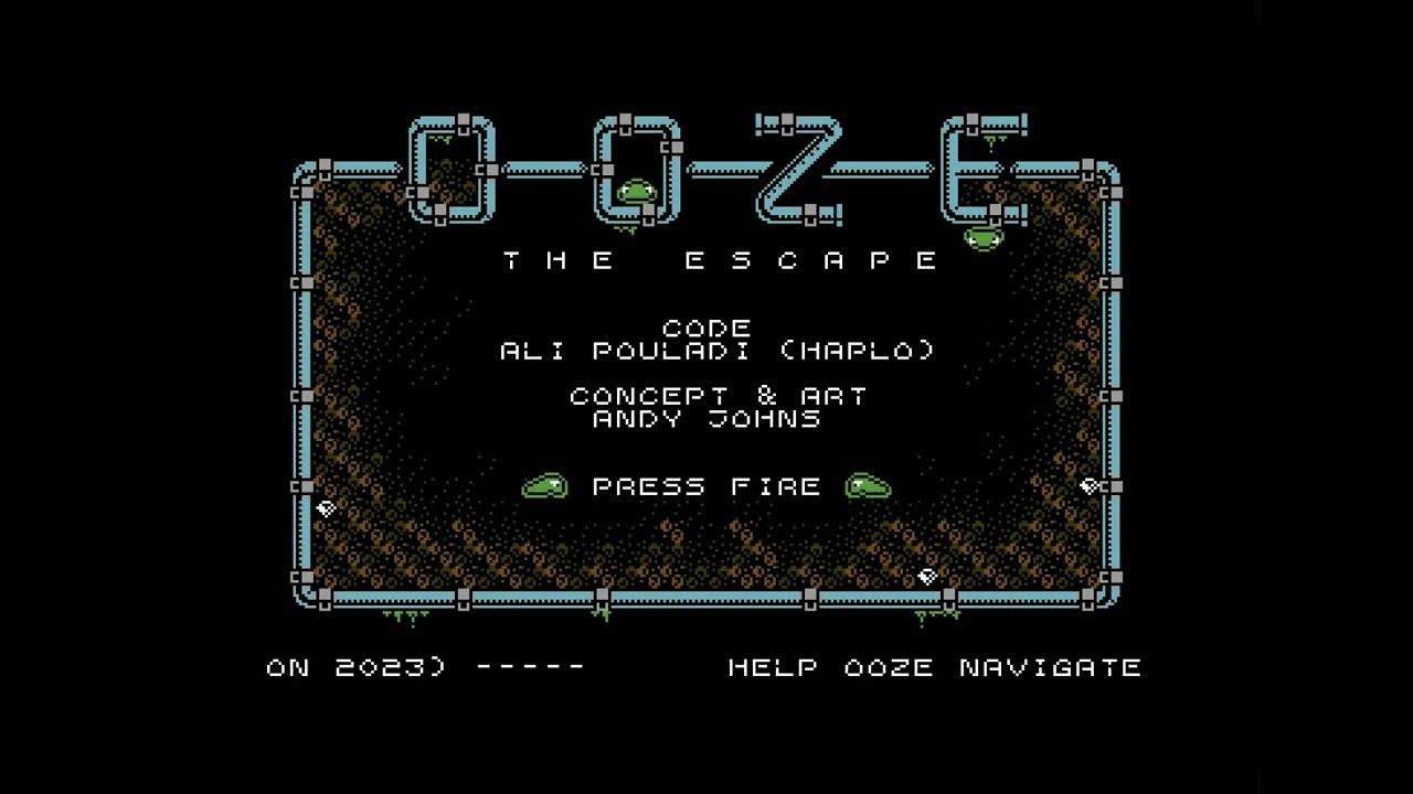 COMMODORE 64 += OOZE : THE ESCAPE =+ FINAL RELEASE 2023 - YouTube