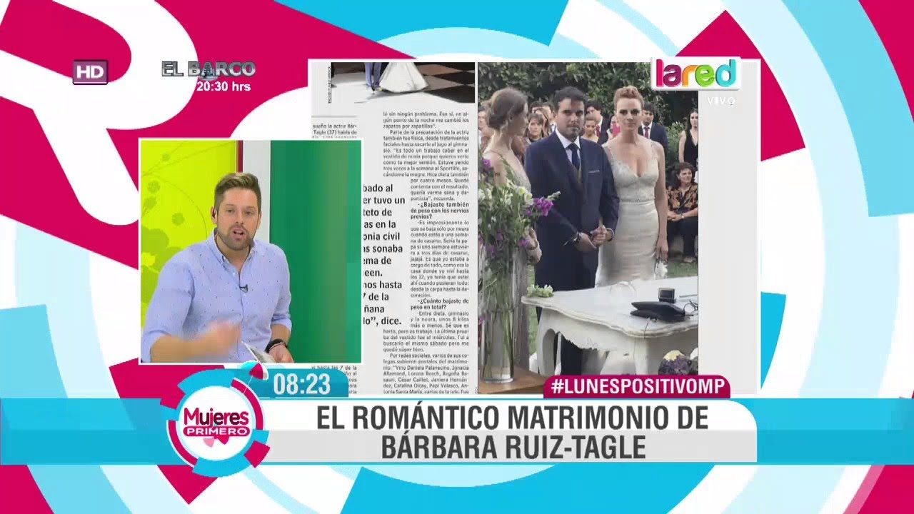 Asi fue el romántico matrimonio de la actriz Bárbara Ruiz-Tagle - YouTube