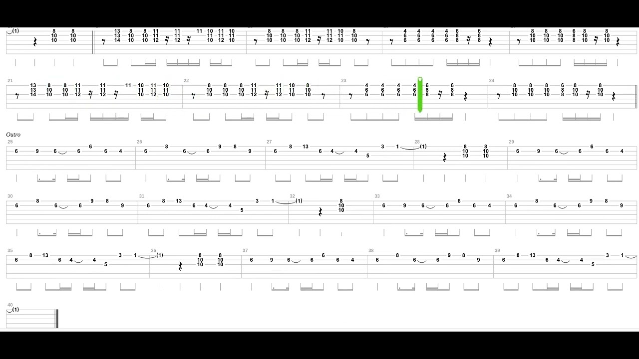 Axel F Theme Tab by Harold Faltermeyer + Guitar only + Guitar tab - YouTube