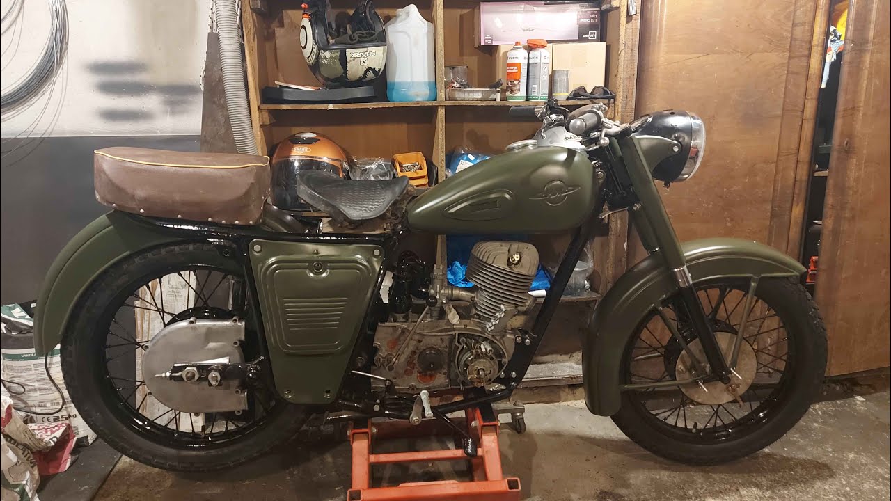Izh ИЖ Izs 56 from 1958 first start after rebuilt #oldtimer #izh #izs # ...