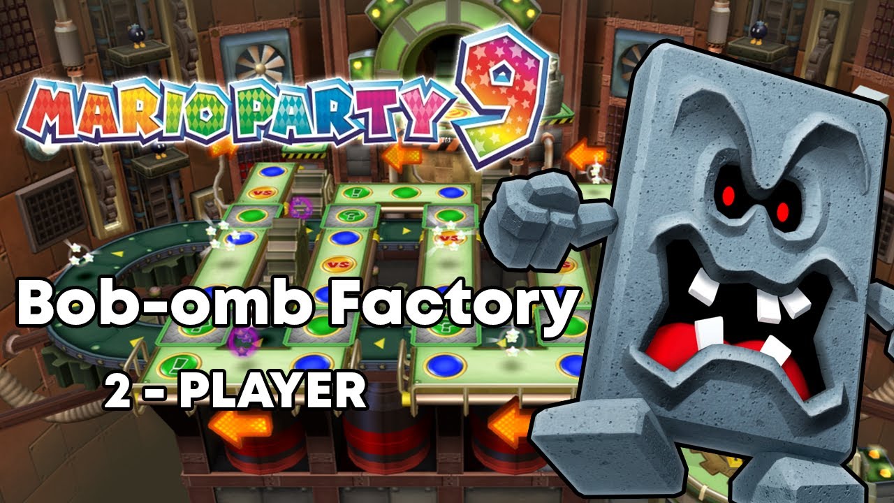 Mario Party 9 - Bob-omb Factory (2 Player) - YouTube