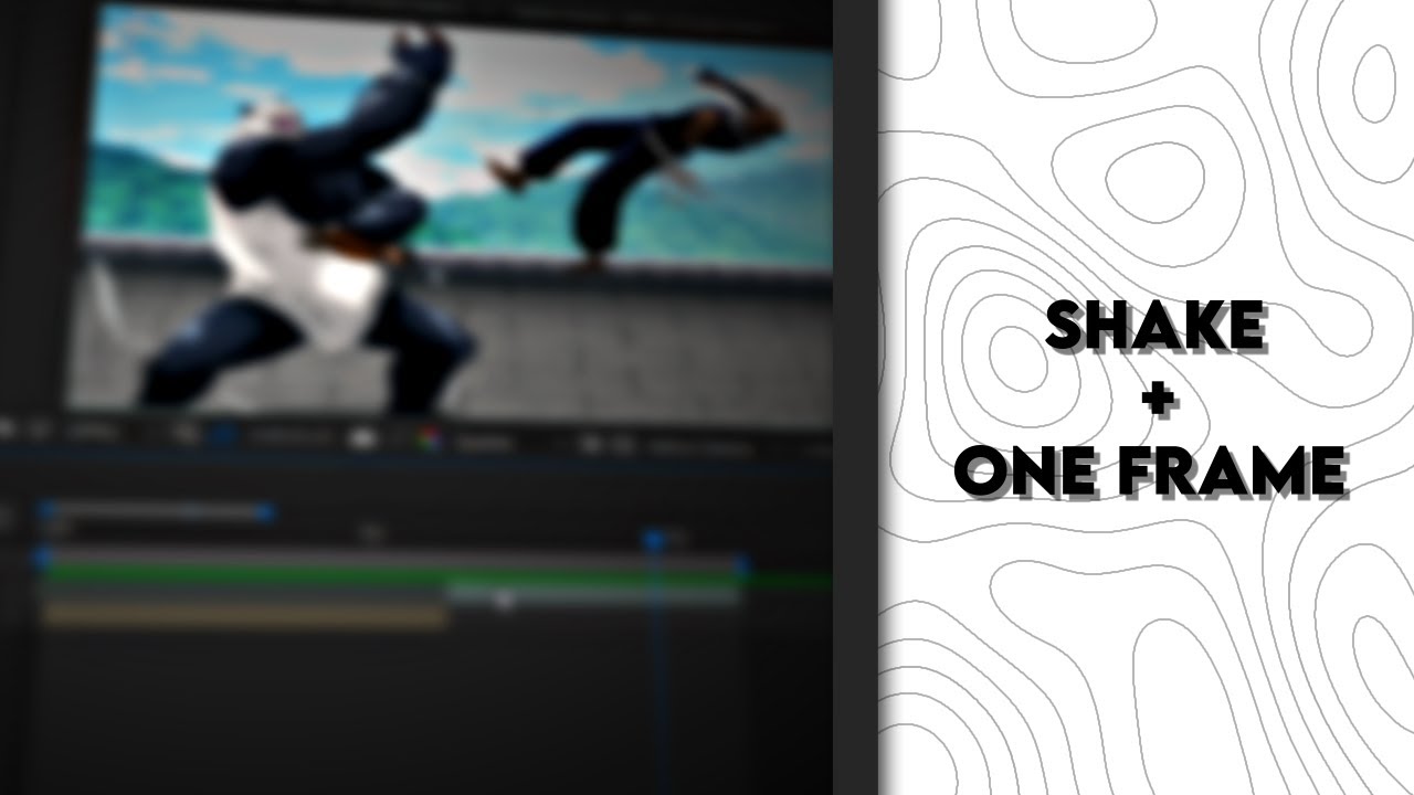 One Frame Glitch + Shake for Jugg Edits | After Effects Tutorial - YouTube