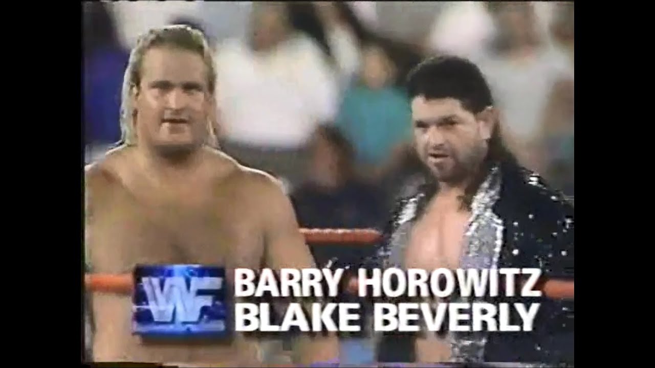 Bushwhackers vs Blake Beverly & Barry Horowitz Wrestling Challenge Aug ...