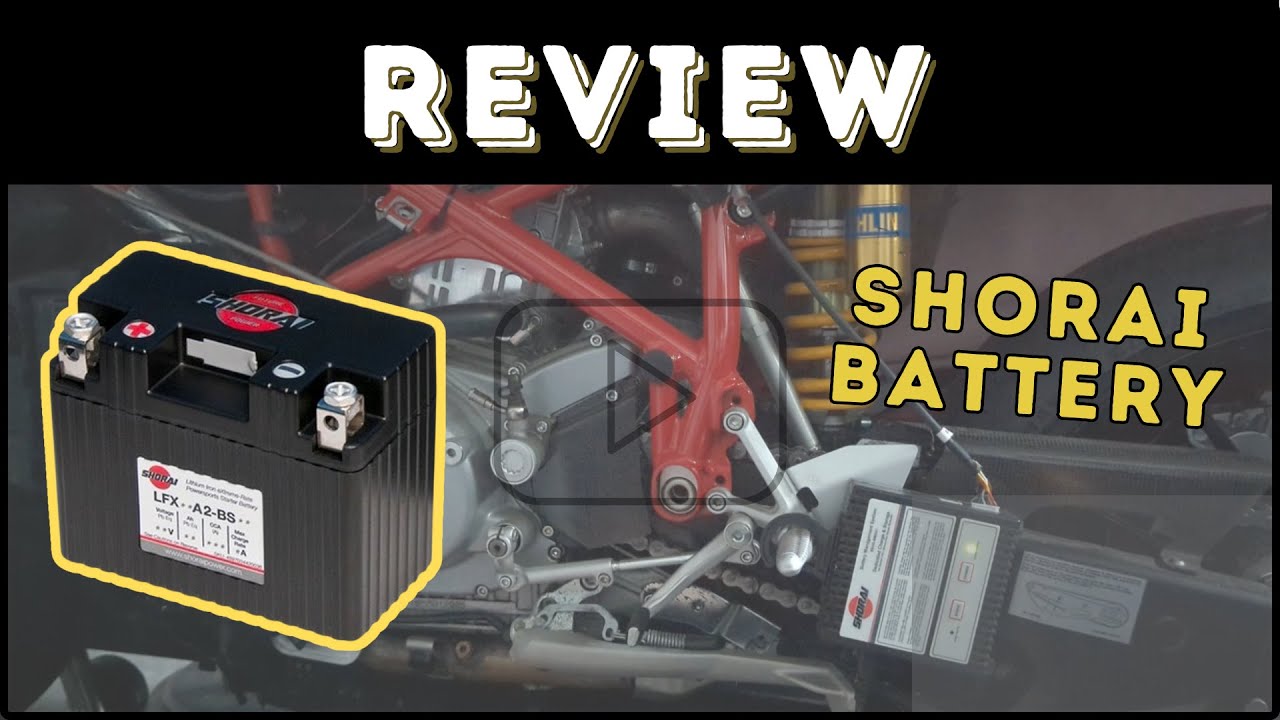 This is the lightweight Shorai Battery platform! - YouTube