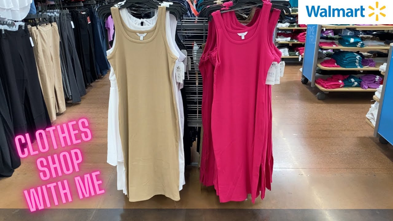 WALMART WOMEN’S CLOTHES SHOP WITH ME 👗 WALMART SUMMER CLOTHING 👚 ...