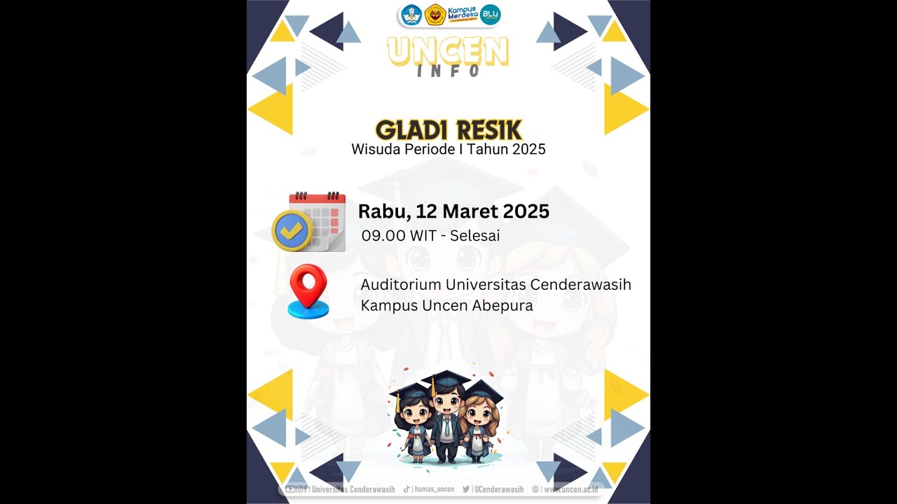 Gladi Resik Wisuda Periode I Tahun 2025 - YouTube