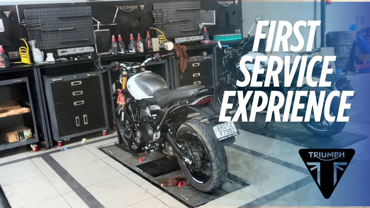 TRIUMPH first service cost💸 // Only one service centre in BIHAR ...