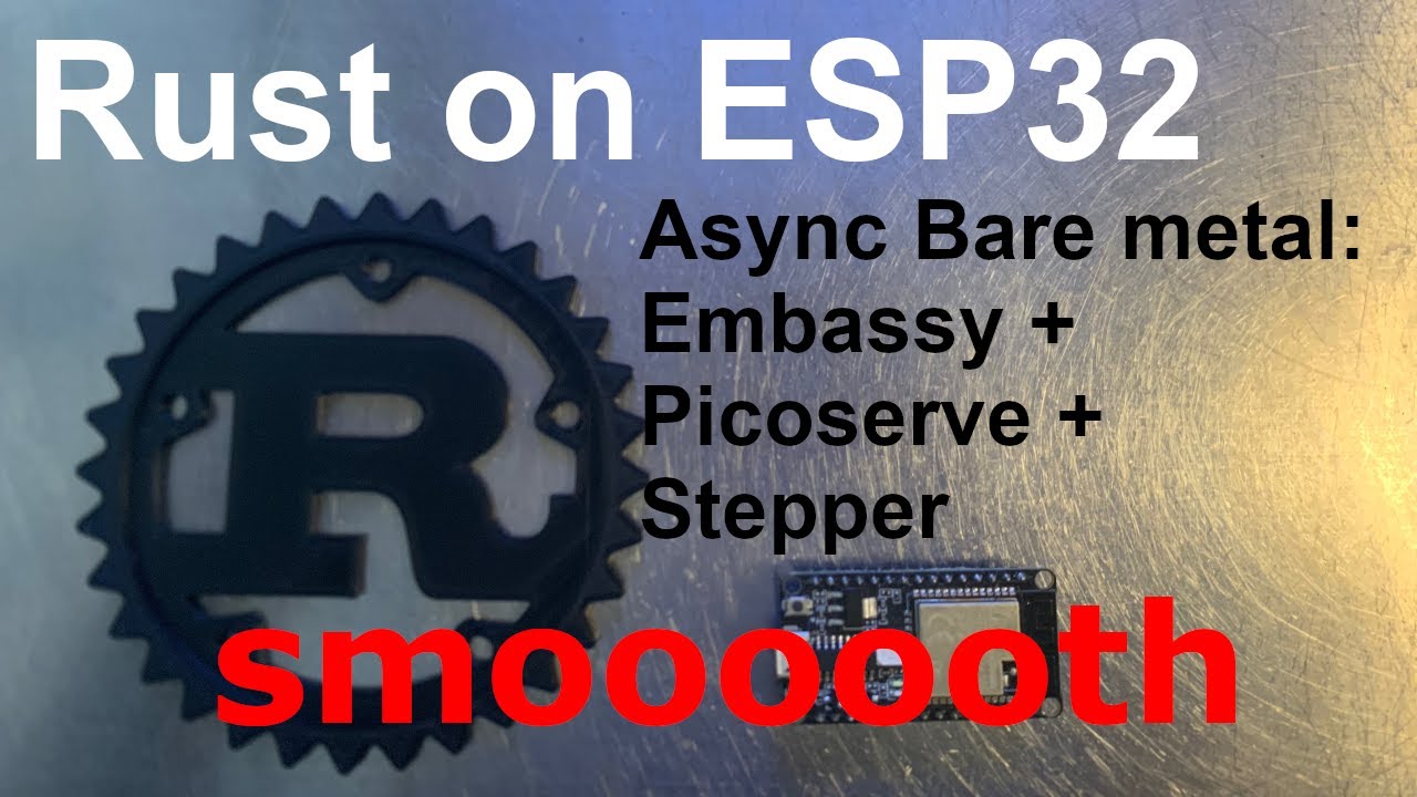 Async Rust On Esp32 Controlling A Stepper Using With Accel 5335