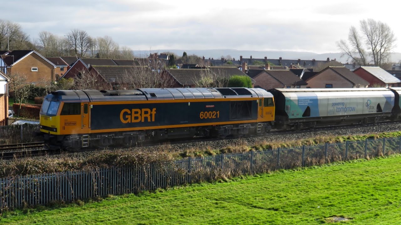 GBRf Class 60 No. 60021 on 6E09 Liverpool Biomass Tml - Drax Aes ...