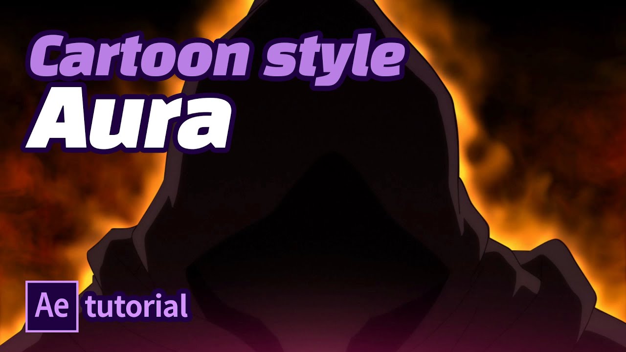 2D Cartoon style Aura (no plugin) : After effects tutirial - YouTube