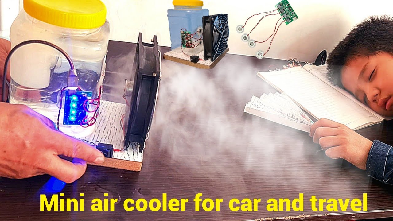 how to make air cooler at home, easy science project at home.diy - YouTube