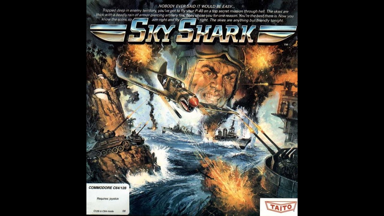 SKY SHARK -PC DOS GAME - 1987 - YouTube