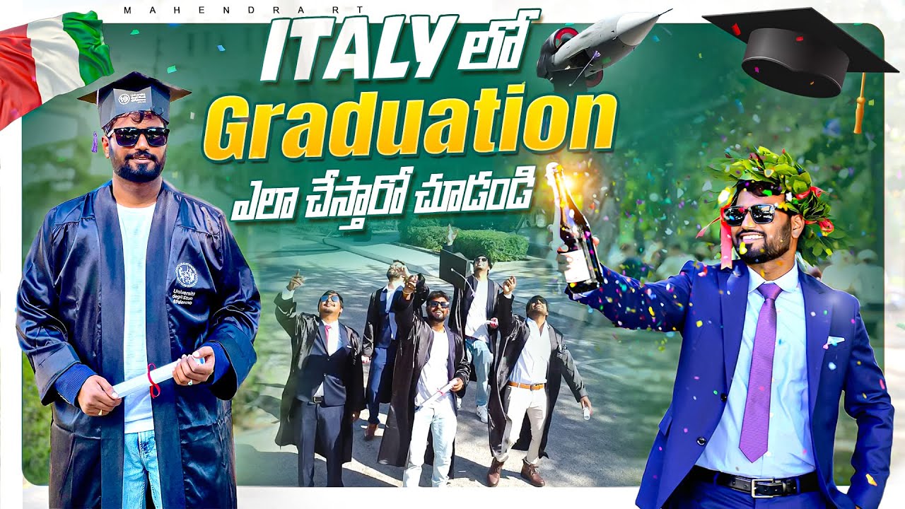 Graduation Day In Italy | Italian traditional Graduation | Master's In ...