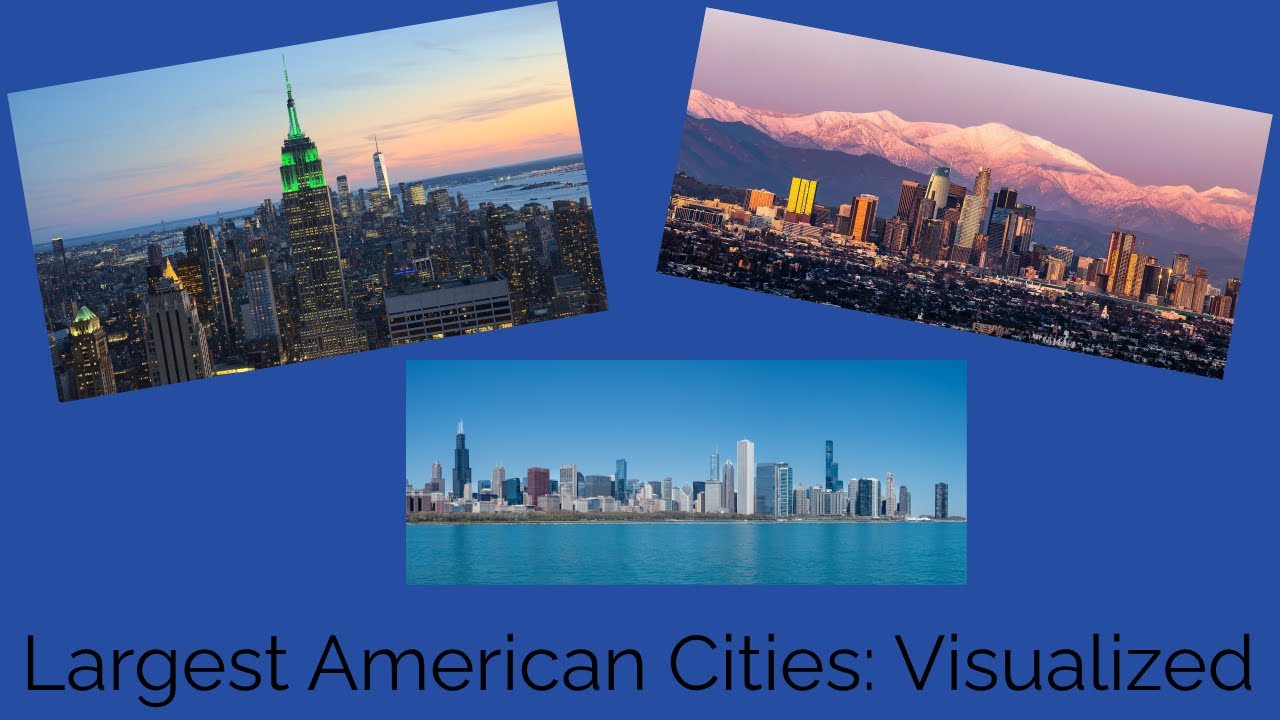 All American Cities With Over 100,000 People: Visualized - YouTube