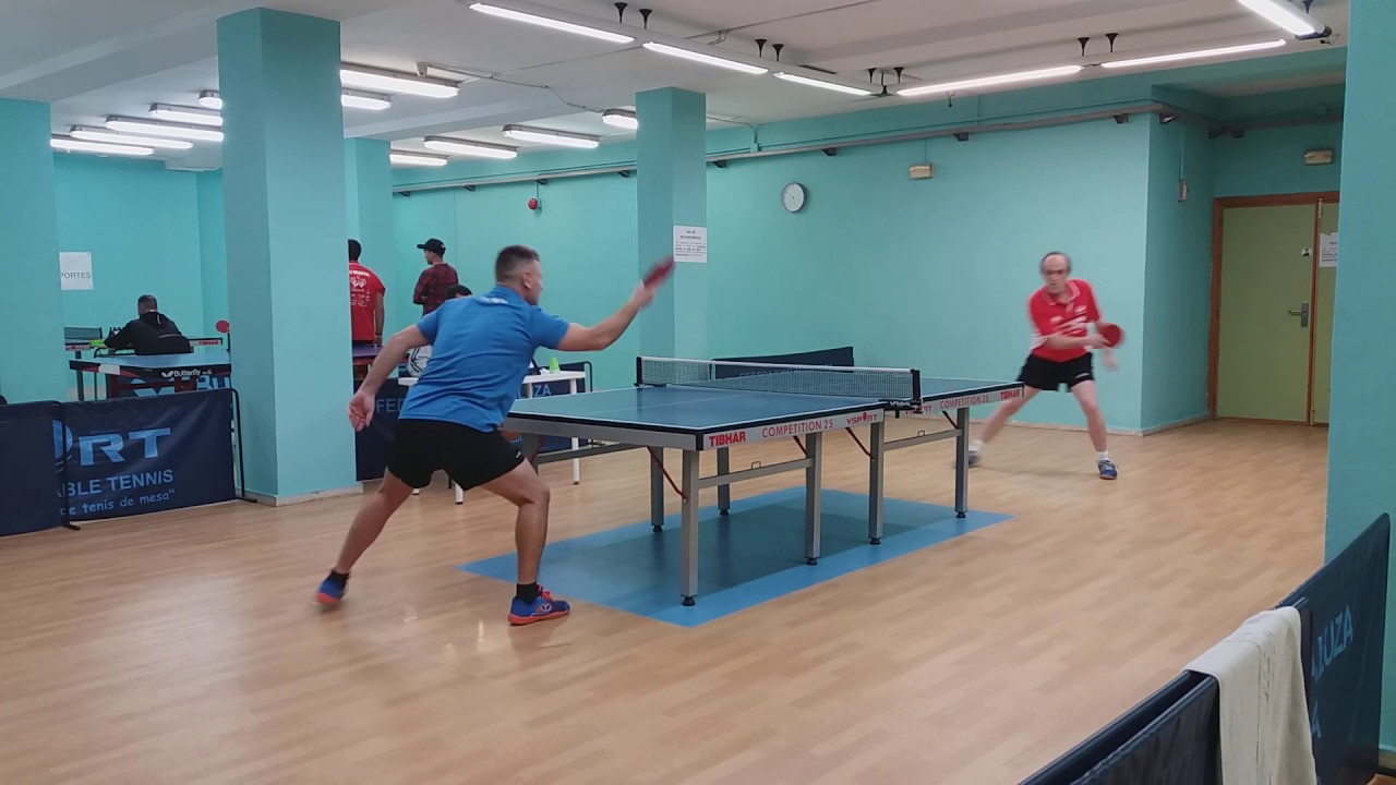 SDA 141219 George Rus vs Antonio Manzano Tenis de Mesa Motril - YouTube