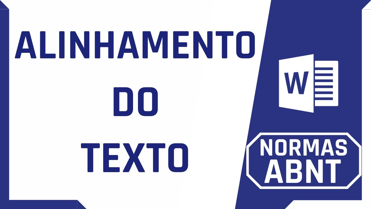 ABNT - ALINHAMENTO DO TEXTO (TCC, MONOGRAFIA) | Dica Rápida - YouTube