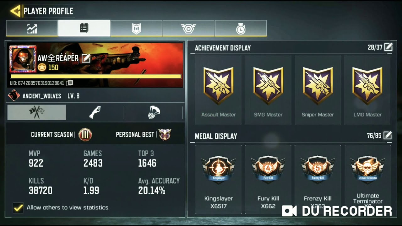 My call of duty inventory - YouTube