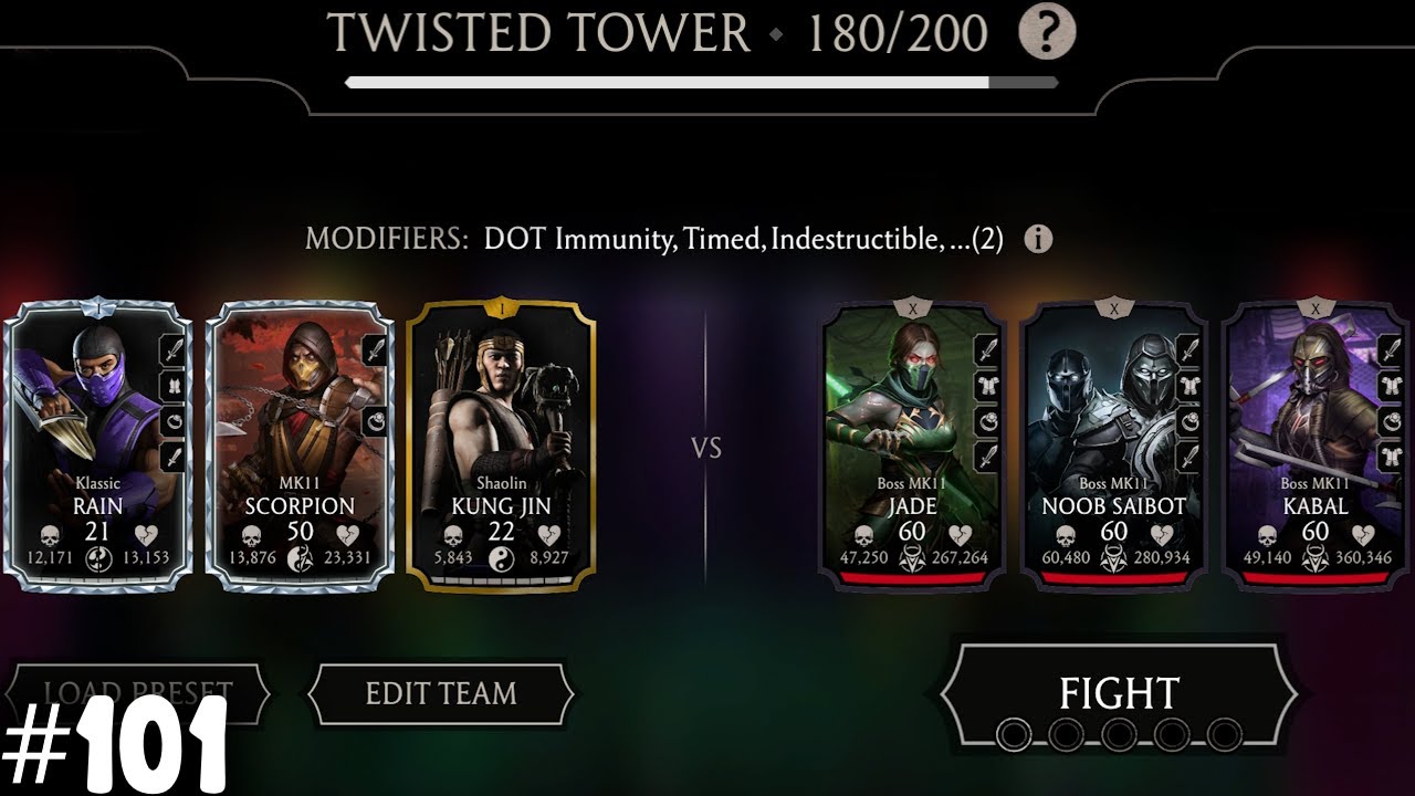 Ganhei um Diamante aqui| Passando fácil | Luta Chefe 180 Torre Fatal Retorcida| EP 101 | MK ...
