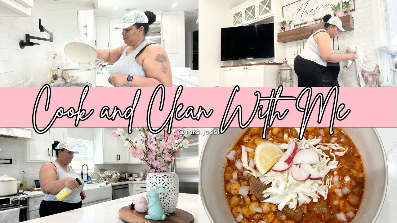 ALL DAY CLEAN WITH ME|COOK DINNER WITH ME#cleanwithme #cooking ...