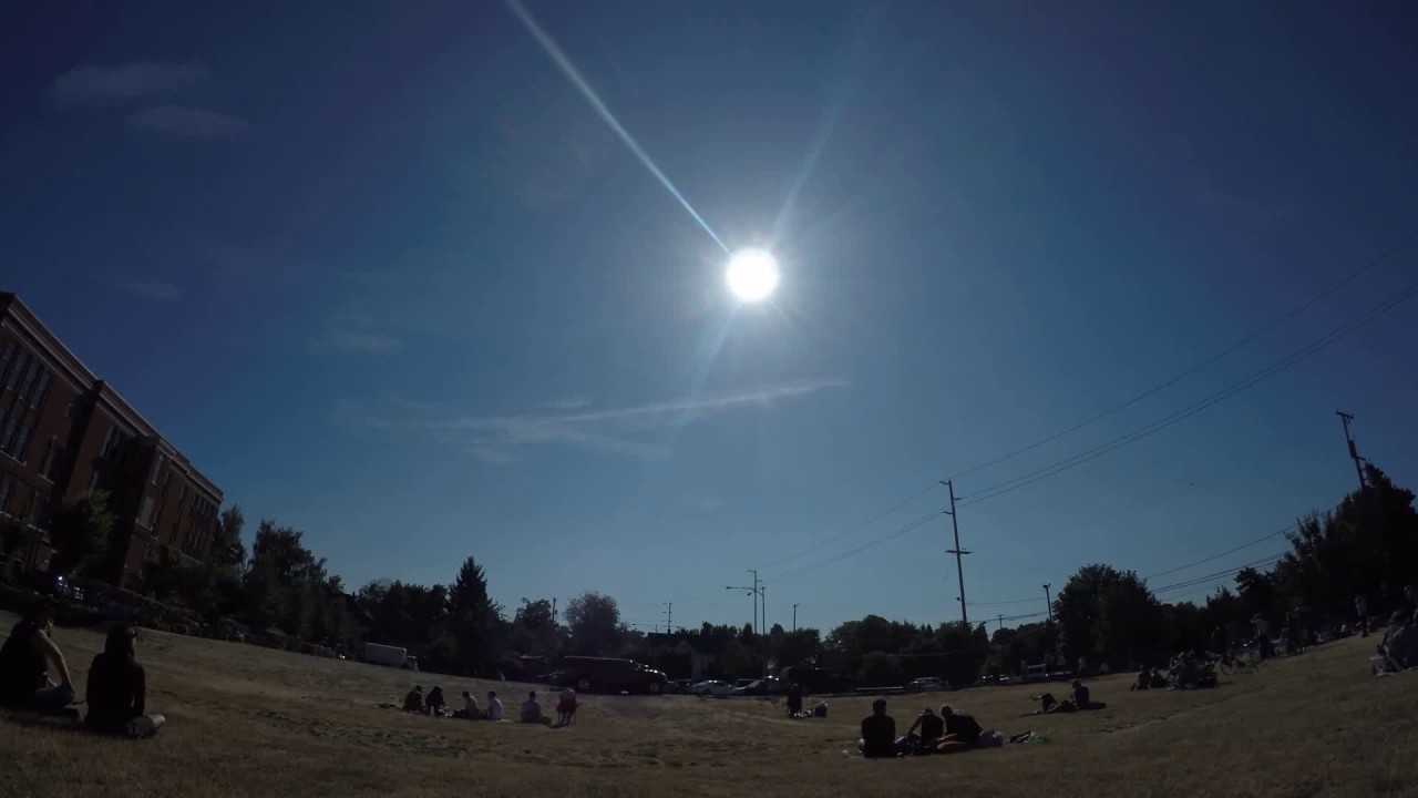 portland 2017 solar eclipse - YouTube